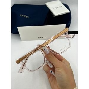 Gucci | Accessories | New Gucci Gg84o Pink Crystal Eyeglasses Frames ...